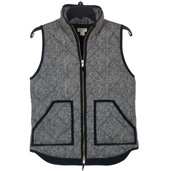 J Crew Herringbone Vest